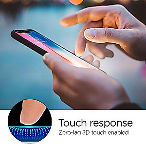 Spigen Tempered Glass Screen Protector [GlasTR EZ FIT] Designed for iPhone XS/iPhone X - Sensor Protection / 2 Pack