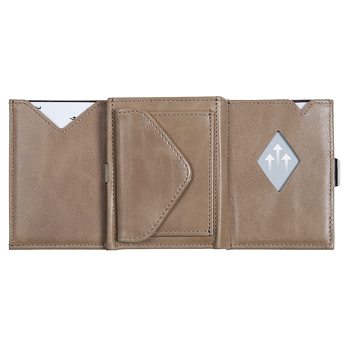 EXENTRI Multiwallet with RFID protection with credit card holder with snap enclosure