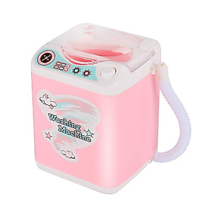 DOTSOG Mini Electric Makeup Brush Cleaner Makeup Sponge Washing Machine Dollhouse Toy Cosmetic Brush Powder Puff Washer Beauty Cleaning Makeup Tool