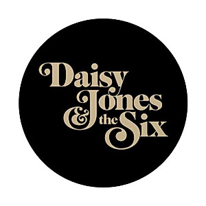 Daisy Jones & the Six - Retro Logo Black PopSockets Standard PopGrip