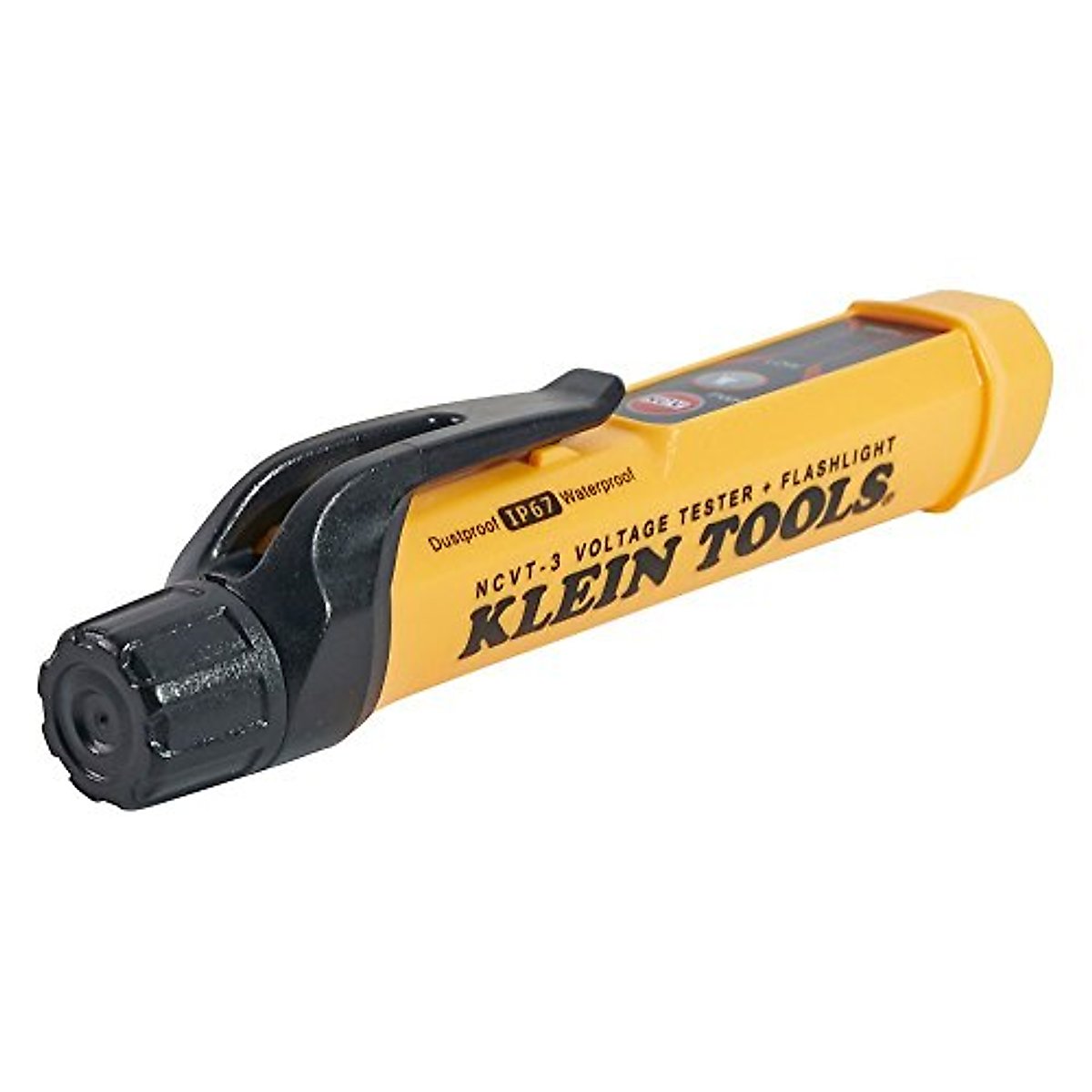 Klein Tools NCVT-3 Voltage Tester, Non-Contact Dual Range Voltage Tester Pen for AC Testing with Integrated Flashlight