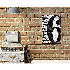 Custom Made Party Of Your Family Size Metal Decor Sign For Kitchen Or Dining Room