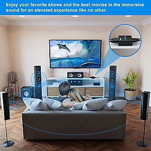 VPFET HDMI Audio Extractor 4K HDMI to Optical 3.5mm AUX Audio Adapter Splitter Converter Support HDCP Digital DTS 5.1 PCM