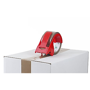 BOMEI PACK Brown Packing Tape Refills, Heavy Duty 12Rolls with 1 Dispenser for Packaging, Shipping and Moving, 2.4Mil 1.88 Inch x 60 Yard