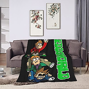 PankooClub Anime Manga Eddsworld Blanket Flannel Fleece Lightweight Throw Blankets All Seasons Bed Couch Office Outdoors 40"X30"