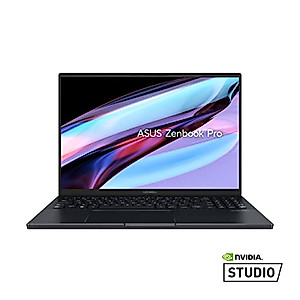 ASUS Zenbook Pro 16 Laptop 16" 165Hz Refresh Rate Display, Intel i7-12650H CPU, DialPad, NVidia GeForce RTX 3070 Ti Graphics, 32GB RAM, 1TB SSD, Windows 11 Home, Tech Black, UX6601ZW-DB76