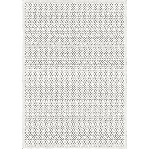 My Texas House Quail Hallow Rug - 3'11" X 5'5" Rectangle In Natural, High-Low, Geometric Design, Indoor Outdoor Patio And Home Decor