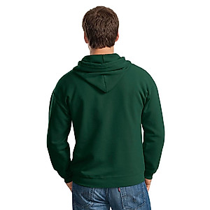Gildan Adult Fleece Zip Hooded Sweatshirt, Style G18600 Forest Green, Medium