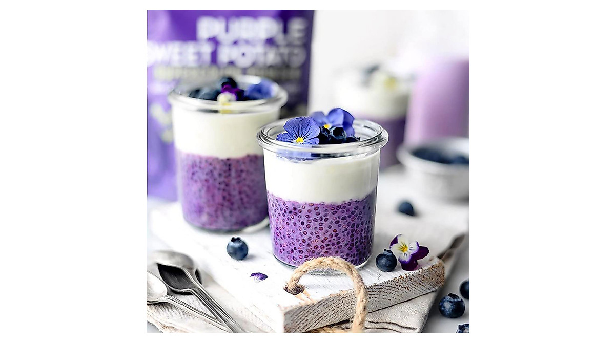 Suncore Foods Purple Sweet Potato Powder, Purple Food Coloring Powder ...