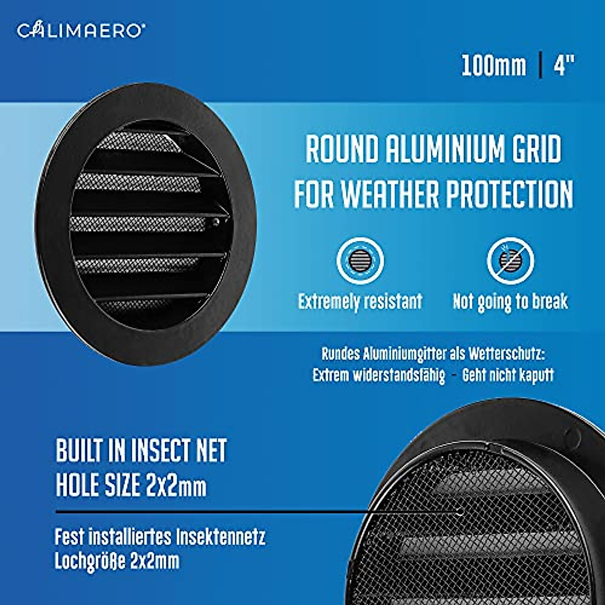 Round Vent Cover Soffit Vent calimaero WSGB 4 Inch Round HVAC Vent Cover Round Air Vent Duct Cover