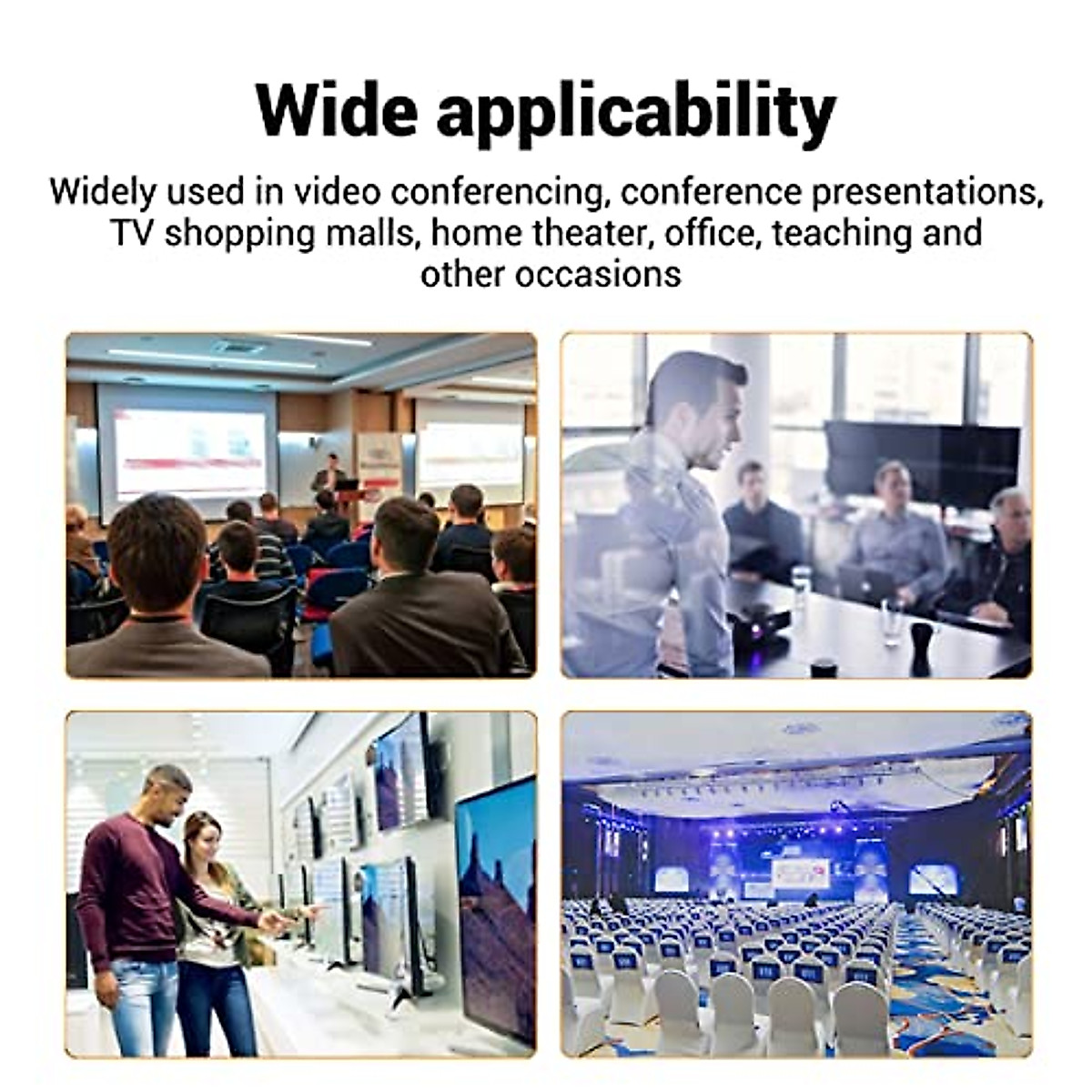 HDMI Splitter 1x4 , Sorthol 1 in 4 Out HDMI Splitter Audio Video Distributor 3D & 4K x 2K Box for HDTV, STB, PS3, PS4 Pro Blu-Ray DVD Player, Projector Etc