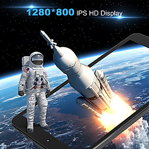 Windows 10 Pro Tablets, Quad Core CPU 64GB Storage 128GB Expand PC Computer, 1280 x 800 IPS HD Touchscreen, WiFi, 4000mAh Battery, Bluetooth 4.0(Without A Product Key)