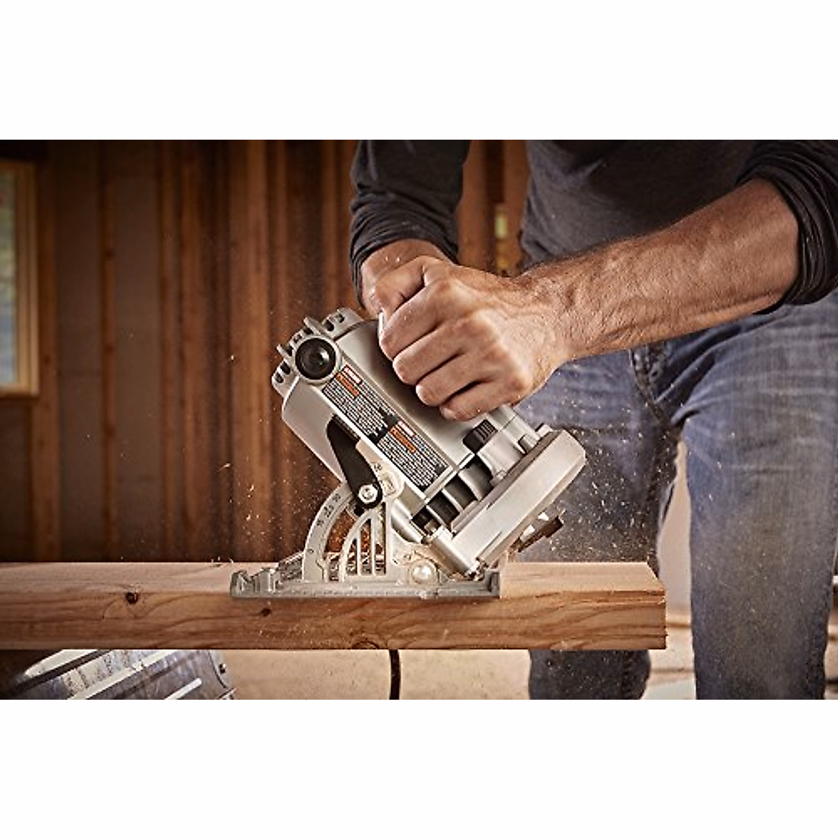 SKIL 15 Amp 7-1/4 Inch Magnesium Left Blade Sidewinder Circular Saw Skilsaw - SPT67M8-01