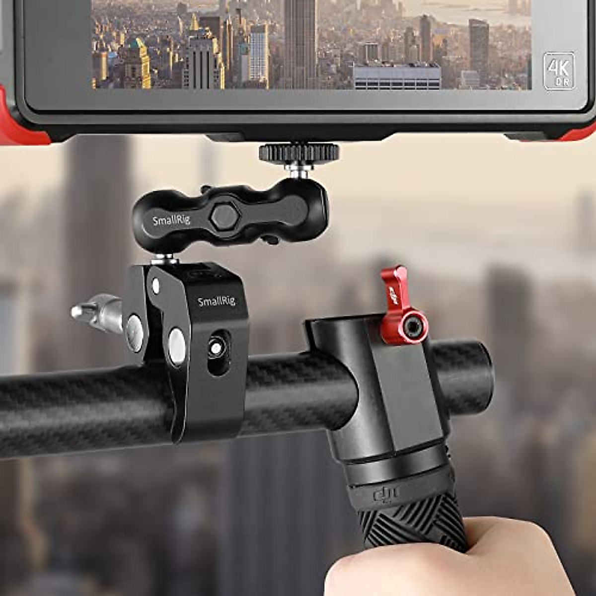 SMALLRIG Super Clamp with 1/4 and 3/8 Thread for Cameras, Lights, Umbrellas, Hooks, Shelves, Plate Glass, Cross Bars, etc - 735