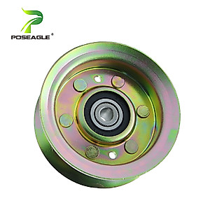 POSEAGLE 532177968 Idler Pulley Replaces 193197 Idler Pulley Craftsman 177968 Pulley, Husqvarna 532193197 Pulley, Ariens 21546308 for Husqvarna Z254, YTH20K46, YTH2348, YTH24V48, YTH21K46 Lawn Mowers
