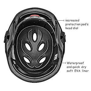 Tontron Adult Kayaking Helmet (Gloss Black Fiber Forest, Medium)