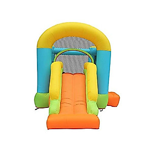Castle Bouncer with Slide Inflatable Castle Playground Equipment Children's Play House Indoor and Outdoor Small Trampoline Inflatable Bouncy Castle