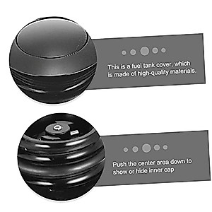 ERINGOGO 3 pcs fuel tank cap gas cap cover metal pop- cap fuel filler door Motorbike Fuel Tanks Covers motorcycle gas tank door Fuel Tank Covers Gas Cover steel fuel tank door