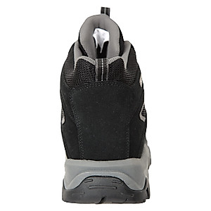 Mountain Warehouse Voyage Mens Waterproof Walking Mid-Boots Jet Black 14 M US Men