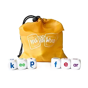 Junior Learning Roll a Word Develop Spelling and Word Formation Dice, Multi