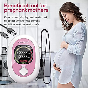 EMF Meter, Rechargeable Digital Electromagnetic Magnetic Electric Radio Frequency Field Detector Hand-held Digital LCD EMF Detector, Great Tester for Home EMF Inspections, Office, Outdoor (RD600)