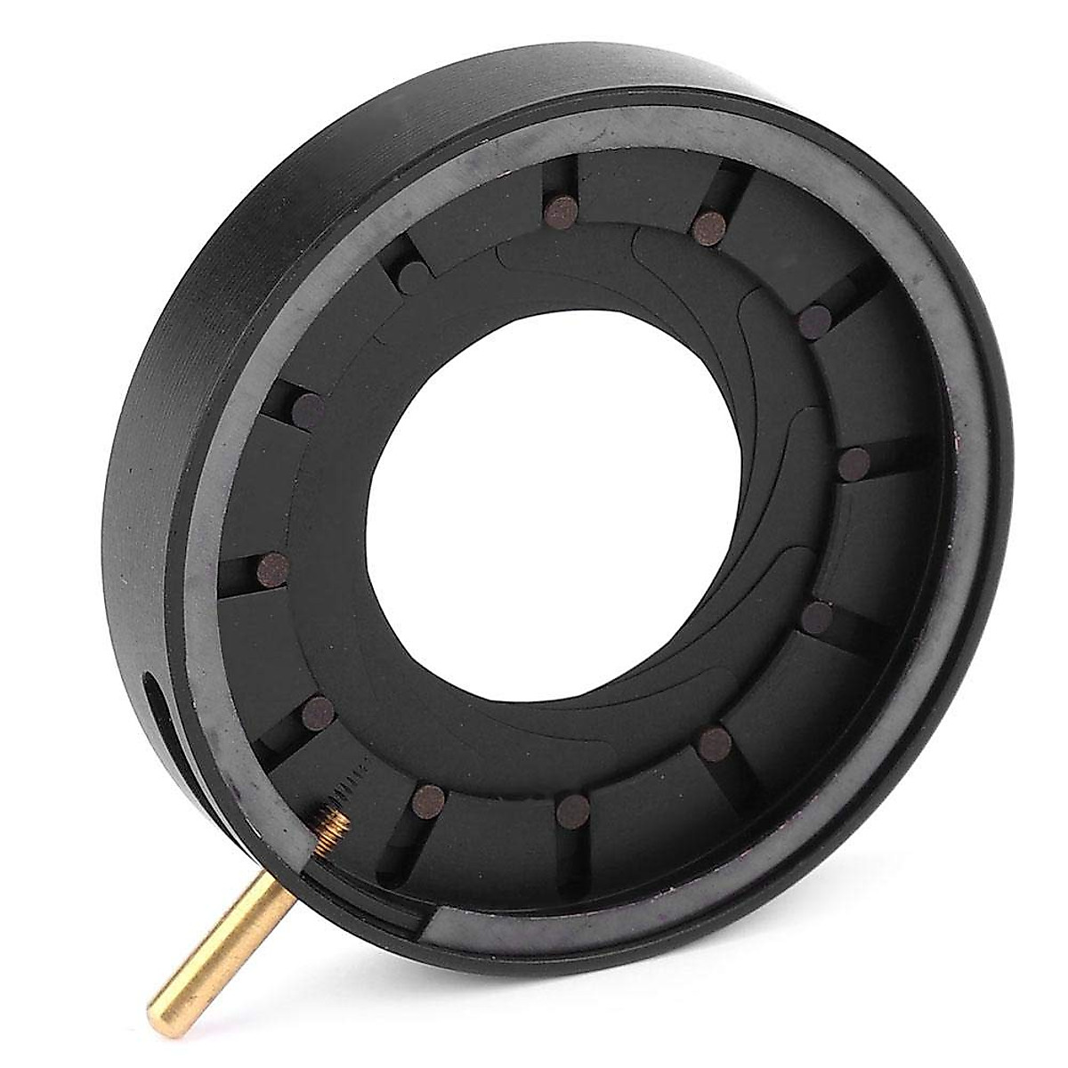 Walfront Microscope Adapter, SK23, Black Metal Diaphragm with Adjustable Aperture (1.5-23mm), Laboratory Microscope Accessory