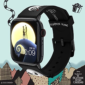The Nightmare Before Christmas Smartwatch Band Collection - Officially Licensed, Compatible with Every Size & Series of Apple Watch (not included)