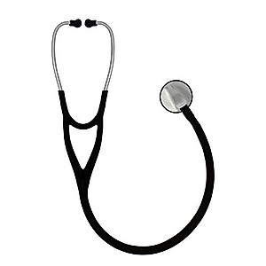 EverOne Professional Style Cardiology Stethoscope, Black, 27 Inch