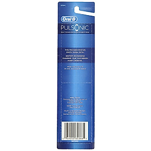 Oral-B Pulsonic Replacement Electric Toothbrush Head, 4 Count