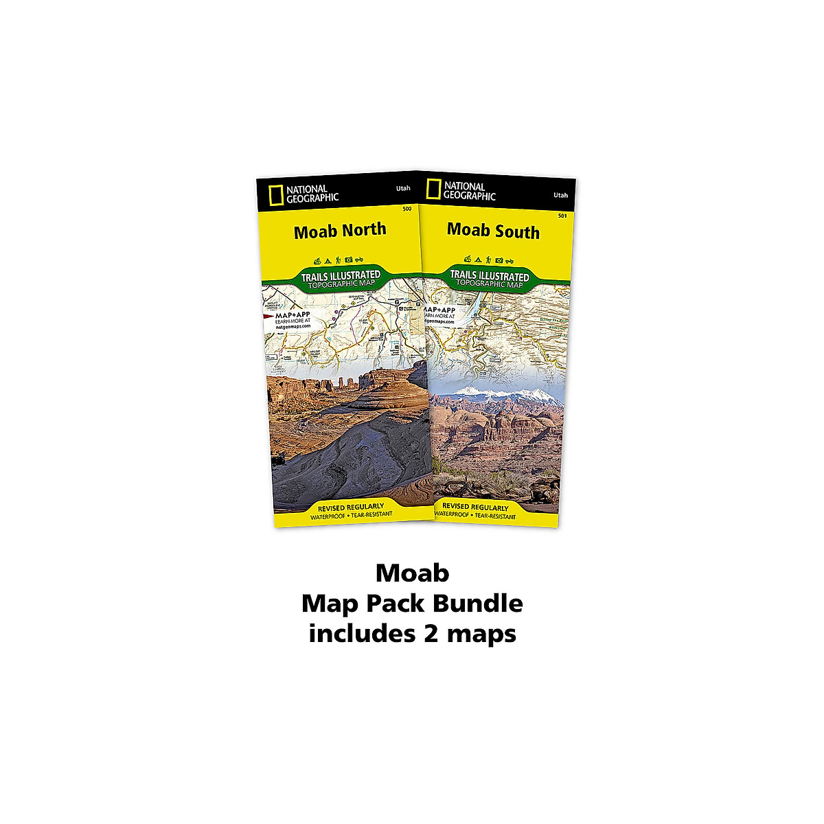 Moab [Map Pack Bundle] (National Geographic Trails Illustrated Map)