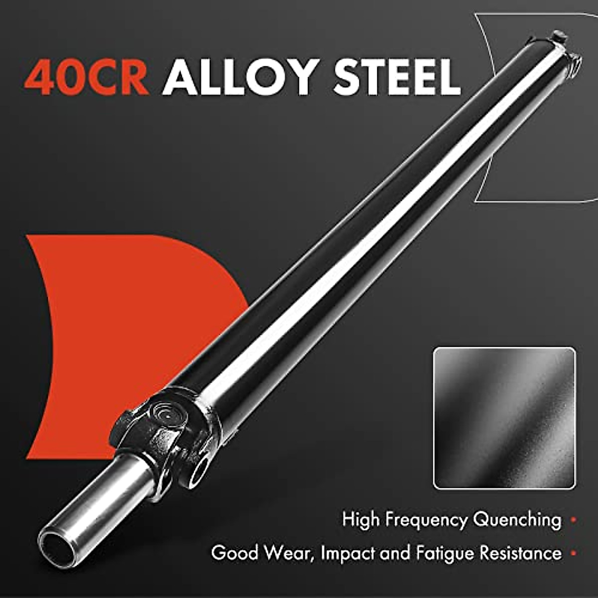 A-Premium Rear Complete Drive Shaft Prop Shaft Driveshaft Assembly Compatible with Chevrolet Avalanche 1500 2002-2006, Suburban 1500 2000-2006 & GMC Yukon XL 1500 2000-2006, AWD 4WD