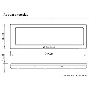 FormulaMod 8.8 Inch CPU Hardware Temperature Monitor External Expansion Display HD High Resolution LCD Screen LCD Screen for PC Case for PC ARGB Computer case Secondary Screen