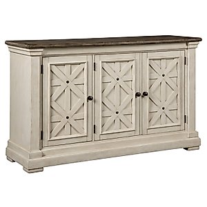 Signature Design by Ashley Bolanburg French Country Dining Room Server, Two-tone White & Brown