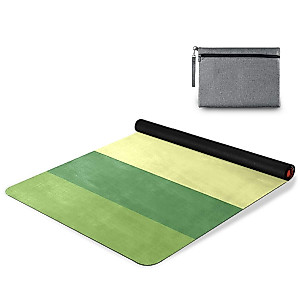 VIKKO Cute Watermelons Fruit Yoga Mat Ultra Thin Folding Mat for Exercise Fitness Pilates Stretching Meditation