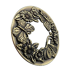 ITROLLE Candle Topper Antique Bronze Butterfly Candle Cover Topper Shade Jar Lid Shade Sleeves for Jar Candles