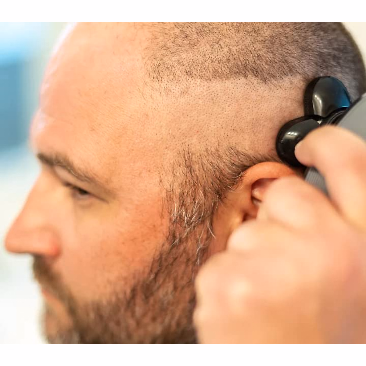 The FlexSeries Electric Head Hair Shaver - Freebird - Ultimate Mens Cordless Rechargeable Wet/Dry Skull & Bald Head Waterproof Razor with Rotary Blades, Clippers, Nose Trimmer, Brush, Massager