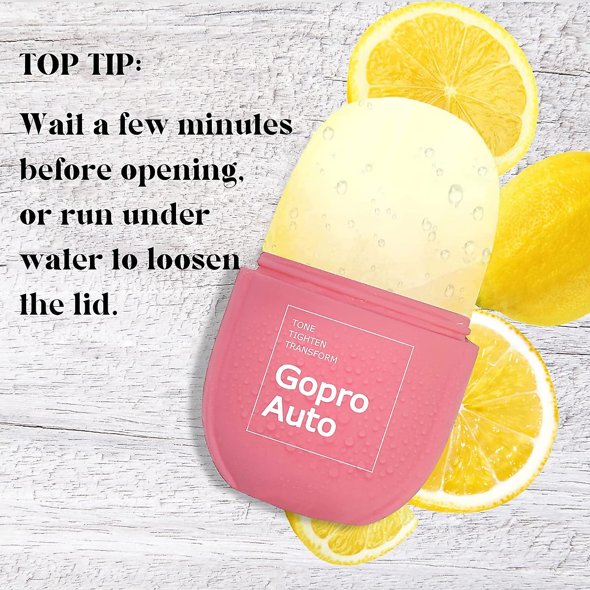 Cube Ice Roller for Face, Ice Facial Roller for Eyes Neck Naturally Tone and Tighten Skin, De-puff Eye Bags, Add a Healthy Glow Cryotherapy Enhance Skin Elasticity (Light Pink)