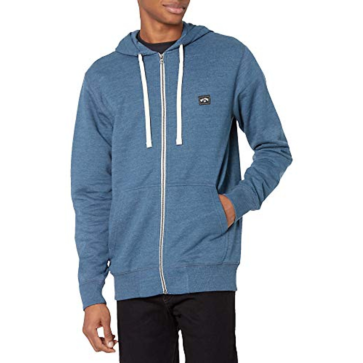 Billabong mens Classic Premium Full Zip Fleece Hoodie Hooded Sweatshirt, Dark Royal, Medium US
