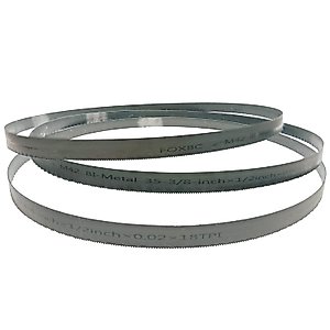 FOXBC 35-3/8 Inch Bandsaw Blade 18 TPI for Milwaukee 48-39-0529 Portable Band Saw Blade, 35-3/8" x 1/2" x .020" 18 TPI, 3-Pack