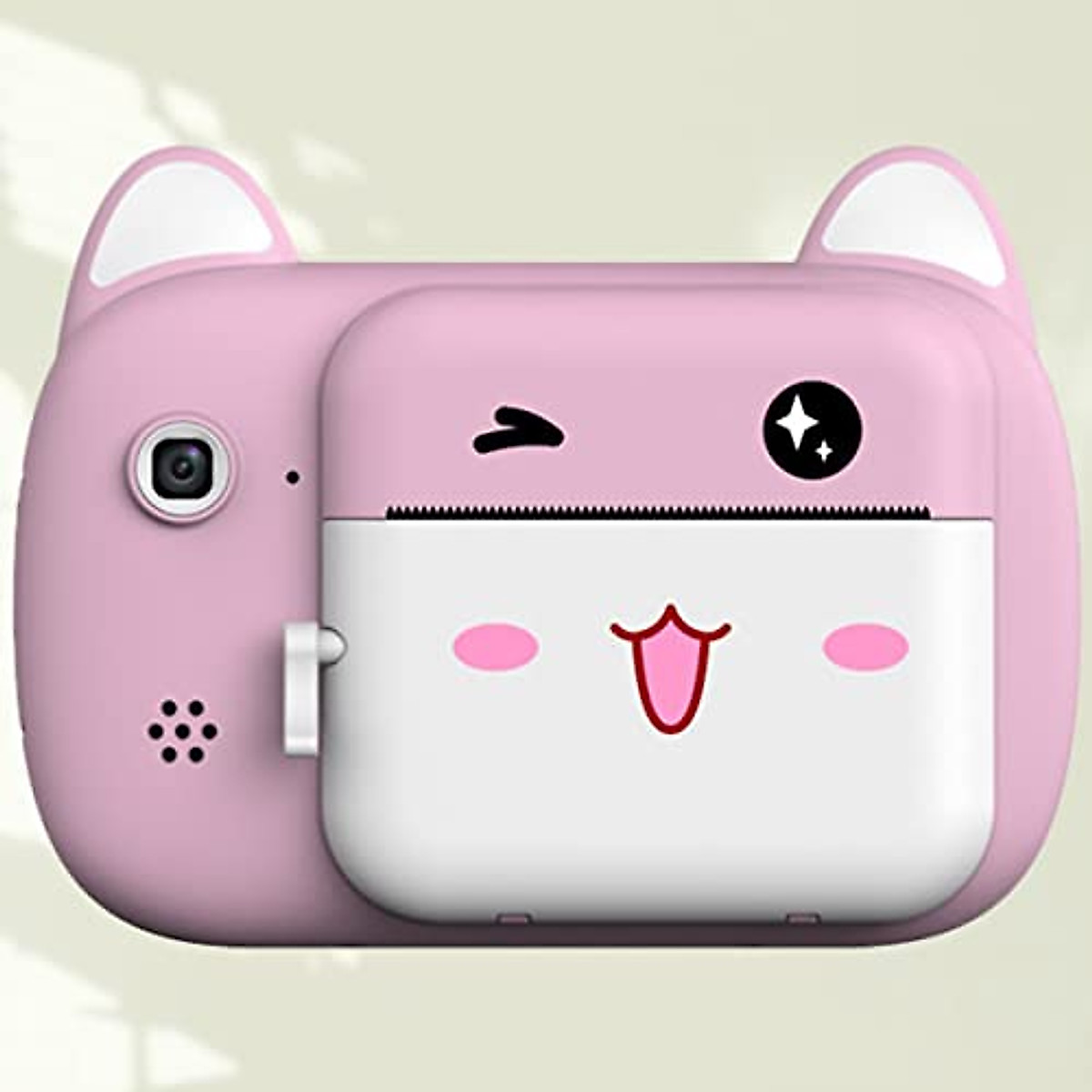 SOLUSTRE Toy Camera 1pc Children's Camera Video White Photo Lens Million Toypink Mini Printable Dual Camra