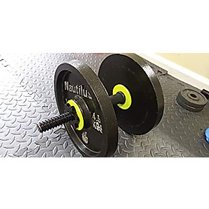 Olympic Plate to Standard Bar Adapters (Black, 1/2")