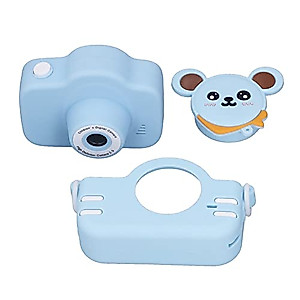 VGEBY Cartoon Children Camera Multilanguage Kids Digital Camera Cute Appearance Kids DV Camera Blue