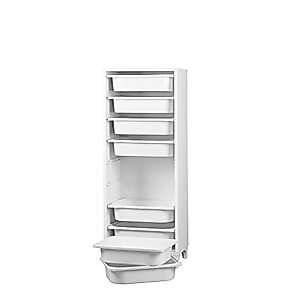 Comfyt White Dresser, Closet Organizers and Storage, Storage Cabinet Bins, Drawers, Toy Storage, 8 Shelf Wood Bathroom Office Kitchen Garage Pantry Organizer Chest Shelf Shoe Clothing Rack, Bookshelf