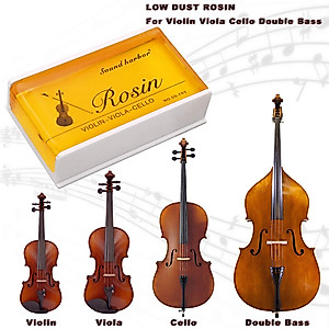 Rosin 2 pack Big size Rosin Natural Rosin for Violin Cello Viola Bows (Yellow)