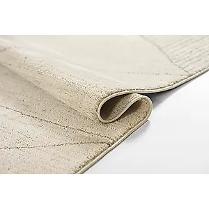 Momeni Rugs WREN 2 Area Rug, 5'3" X 7'3" Ivory Carpet for Living Room, Bedroom, Hallways, Bathroom, and Home Office