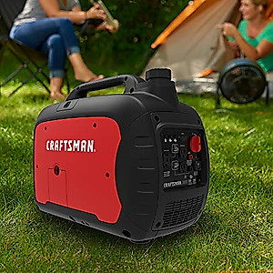 Craftsman C0010030 3,000-Watt Gas-Powered Portable Generator - Reliable & Versatile - Quiet Operation - Ideal for Outdoor Activities - Powered by Generac - 50 State/CARB Compliant