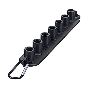 M MINGLE Pressure Washer Nozzle Holder, Holds 7 Nozzle Tips with 1/4 Inch Quick Connect
