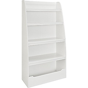 Ameriwood Home Hazel Kids' 4 Shelf Bookcase, White