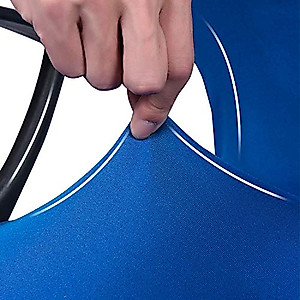 Deisy Dee Computer Office Chair Covers Pure Color Universal Chair Cover Stretch Rotating Chair Slipcovers Cover ONLY Chair Covers C098 (RoyalBlue)