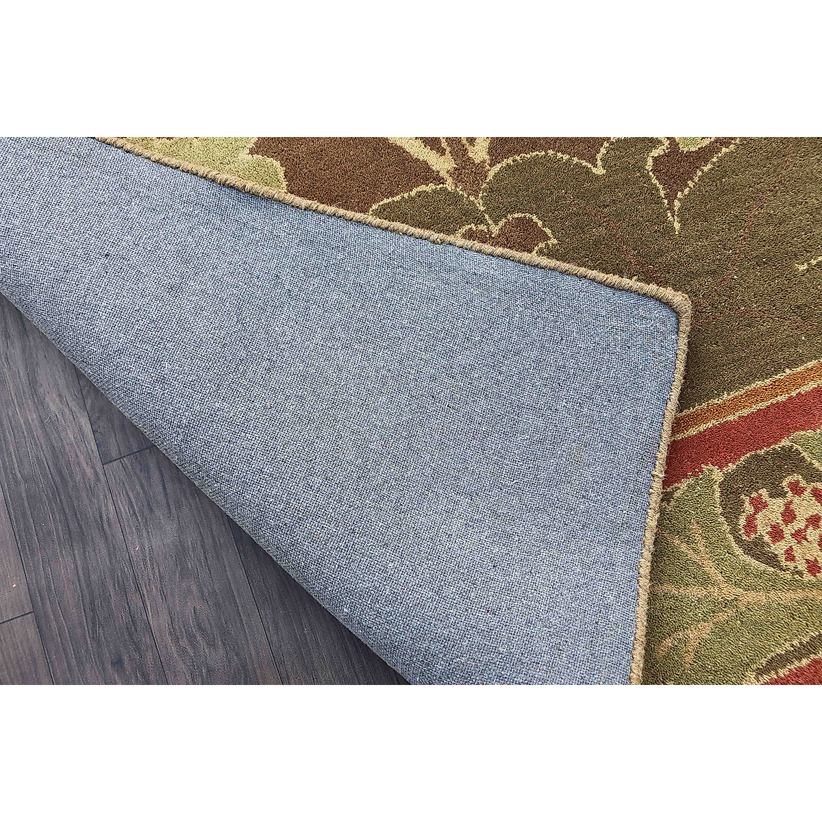 USA RUG Old Hand Made Pattern William Morris Cecil Green Traditional Oriental Style 100% Woolen Area Rugs (8 ft x 10 ft)